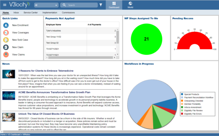 Core Administration - Vitech Systems Group
